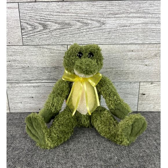 Douglas The Cuddle Toy | Toys | Douglas Cuddle Toy Plush Frog Green ...